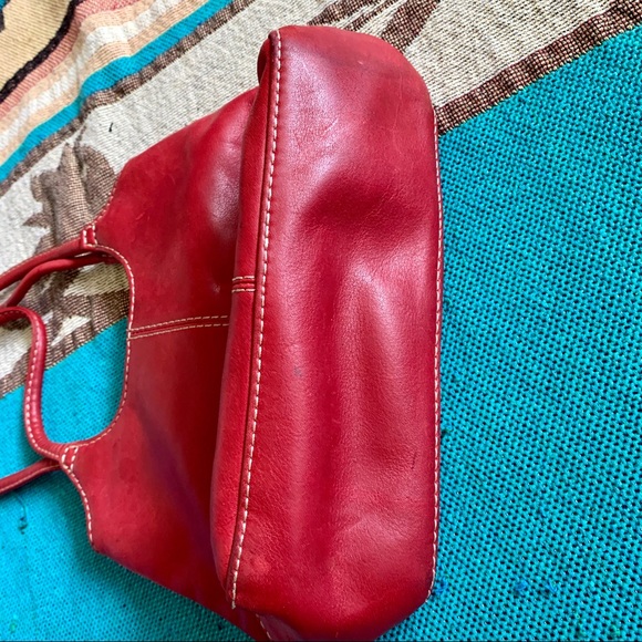 Fossil | Bags | Fossil Red Leather Pursebag | Poshmark